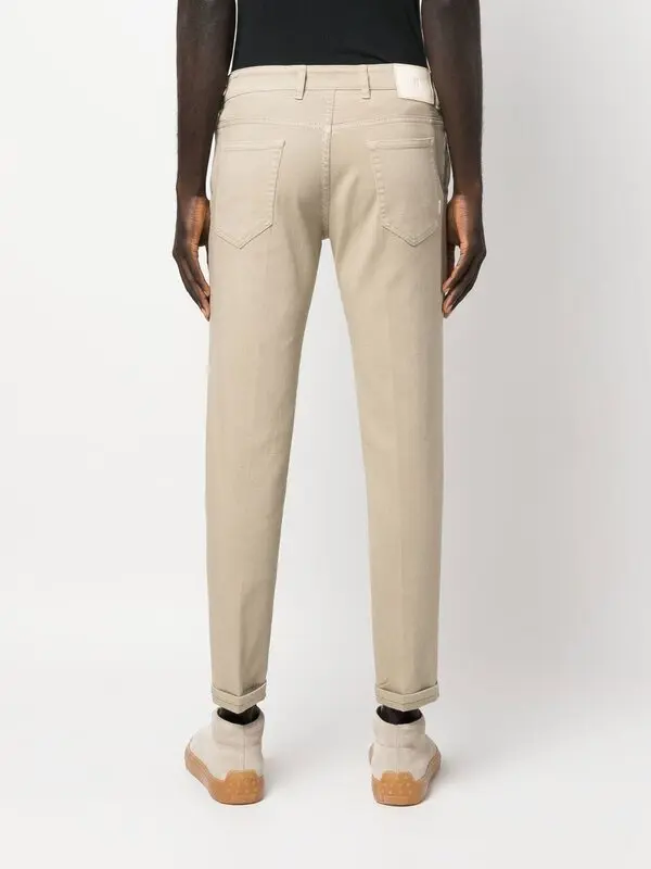 PT TORINO Mid-rise Slim-fit Jeans - Neutrals