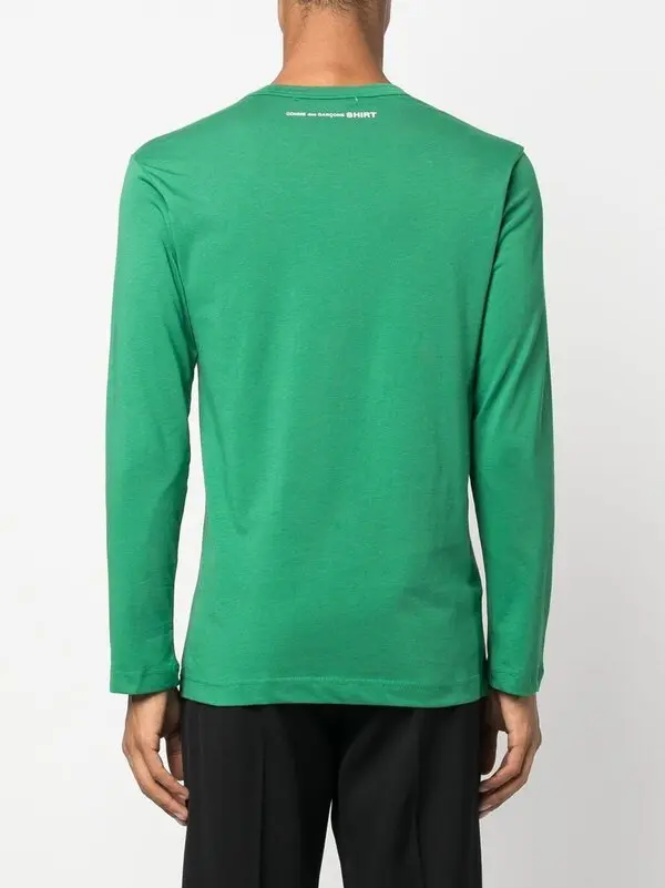 Comme Des Garçons Crew Neck Cotton Sweatshirt
