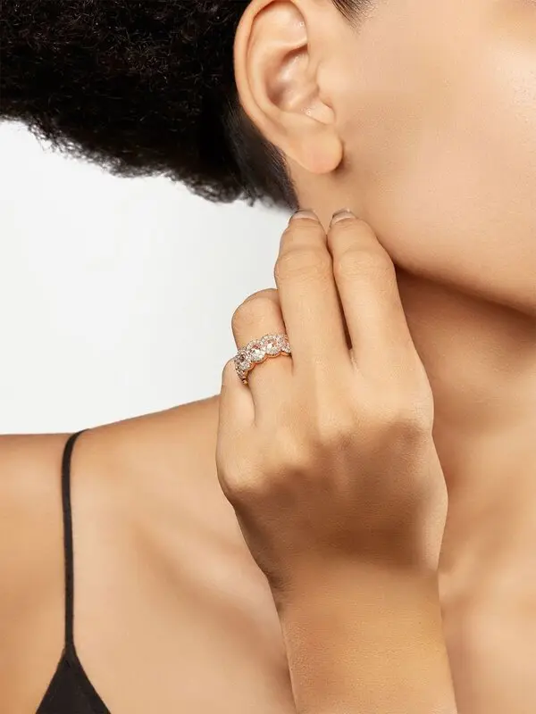 DAVID MORRIS 18kt Rose Gold Diamond Eternity Ring