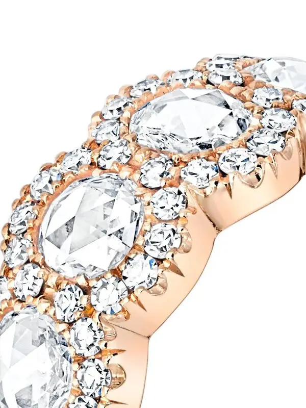 DAVID MORRIS 18kt Rose Gold Diamond Eternity Ring