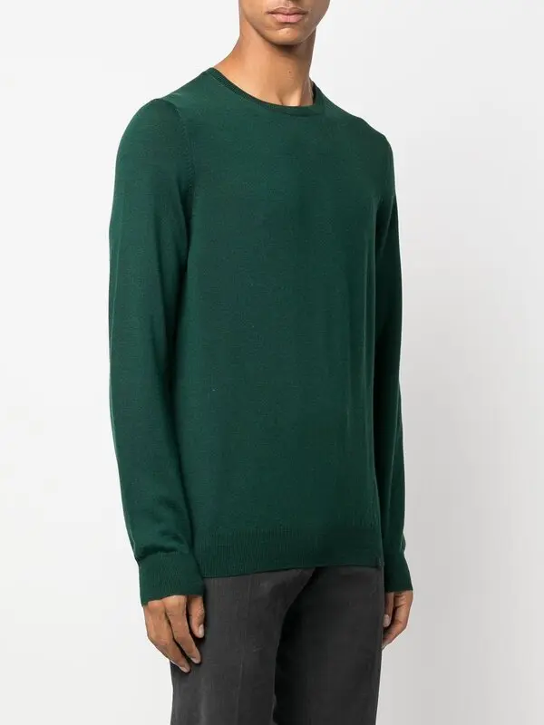 FAY Fine-knit Ribbed-trim Jumper