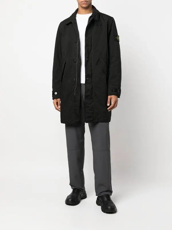 Stone Island Logo-patch Coat
