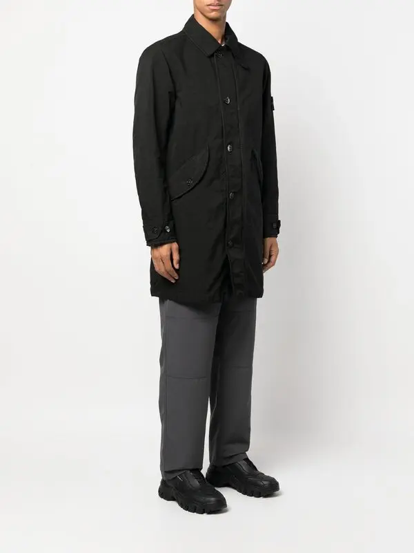 Stone Island Logo-patch Coat