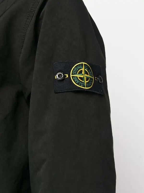 Stone Island Logo-patch Coat