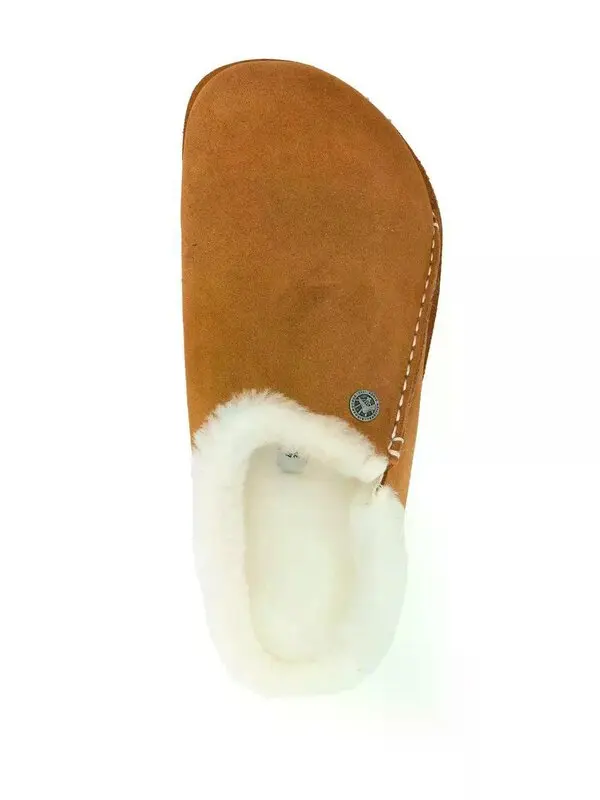 BIRKENSTOCK Zermatt Premium Slippers - Brown