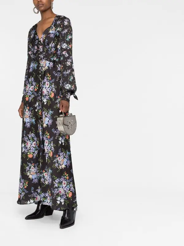 Rabanne Floral Print Maxi Dress