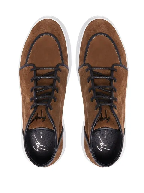 GIUSEPPE ZANOTTI Buvel High-top Sneakers - Brown