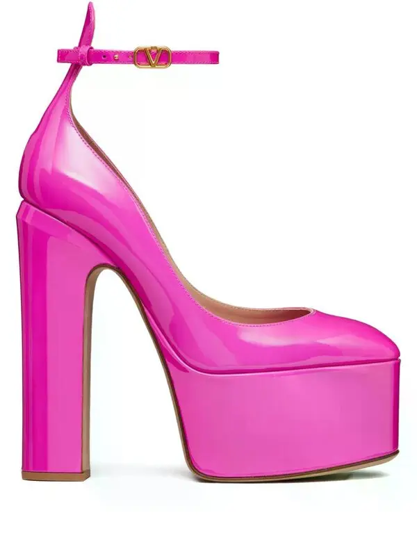 Valentino Garavani 155mm Tan-go Platform Pumps - Pink