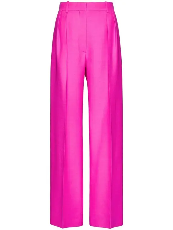 Valentino Garavani Crepe Couture Wide-leg Trousers