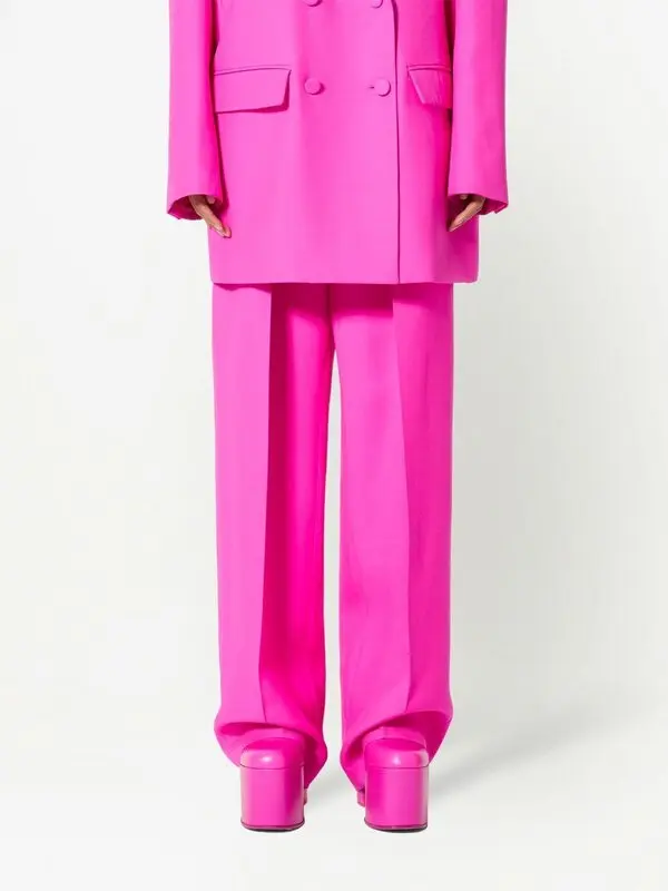 Valentino Garavani Crepe Couture Wide-leg Trousers