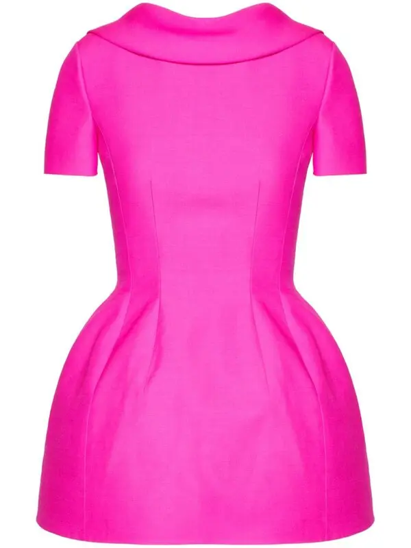 Valentino Garavani Crepe Couture Bow-detail Short Dress