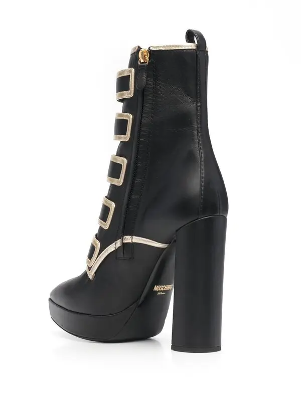 Moschino Teddy Bear Leather Boots