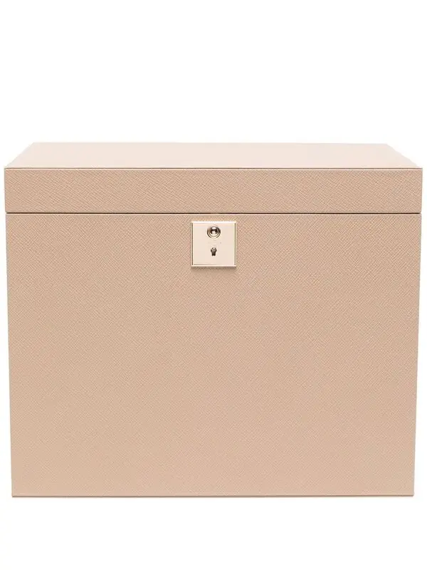 Smythson Leather Trinket Box - Neutrals