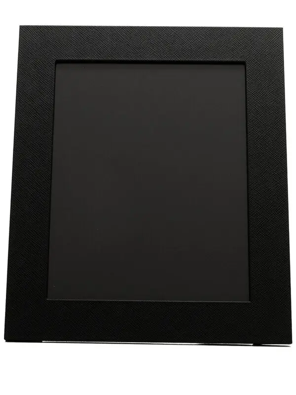 Smythson Leather Photo Frame - Black