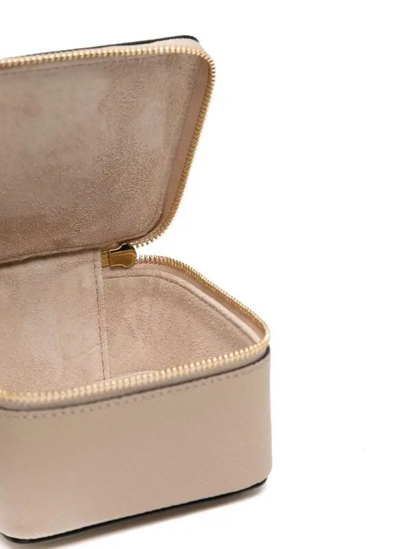 Smythson Logo-stamp Zip Box