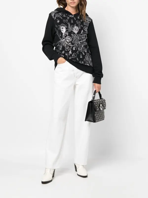 Philipp Plein Sequin-embellished Hoodie