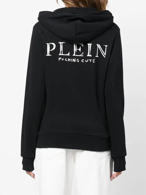 Philipp Plein Sequin-embellished Hoodie