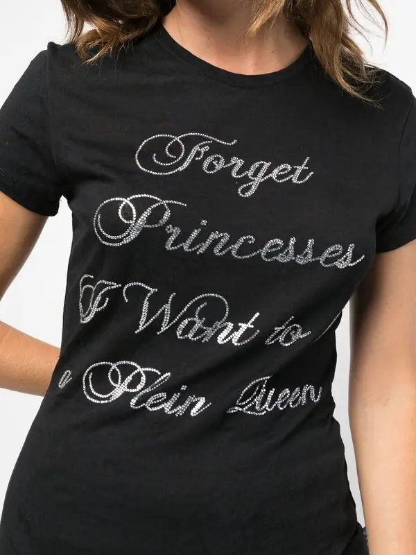 Philipp Plein Crystal-embellished T-shirt