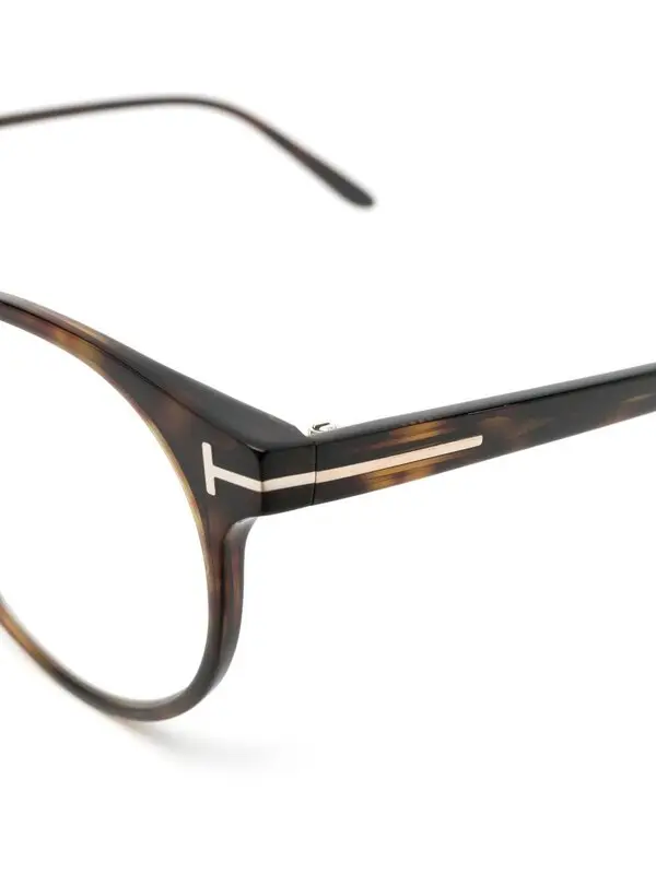 TOM FORD Round-frame Optical Glasses - Brown