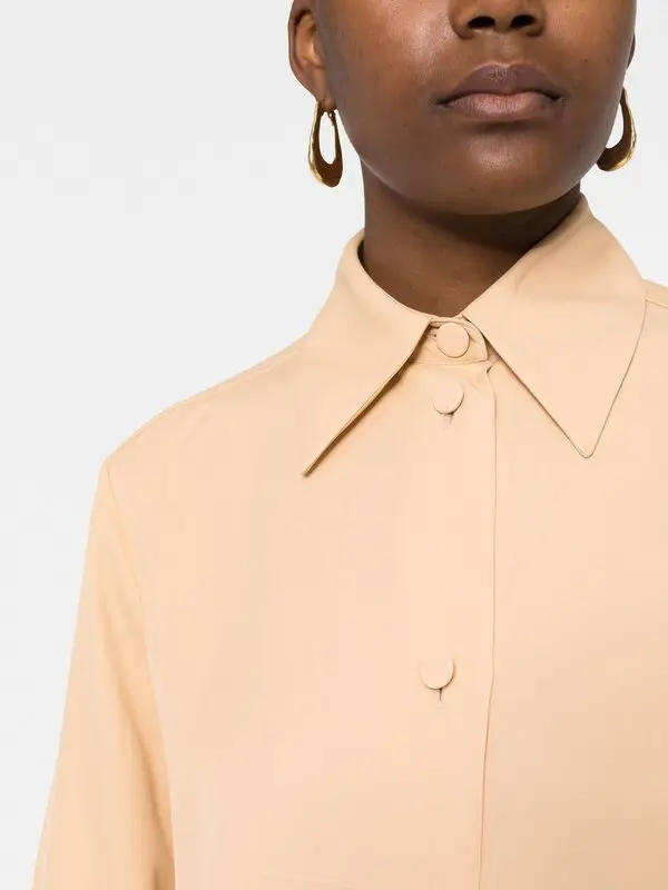 JIL SANDER Classic Collar Buttoned Blouse