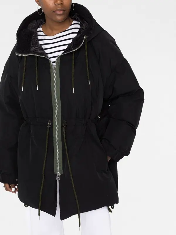 Sacai Drawstring Hooded Parka