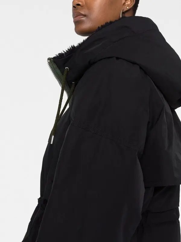 Sacai Drawstring Hooded Parka