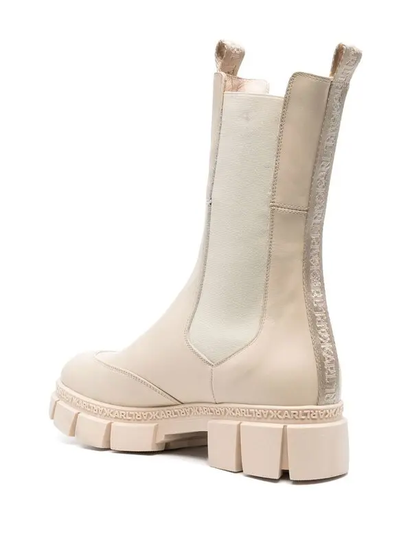 Karl Lagerfeld 50mm Chunky Chelsea Boots