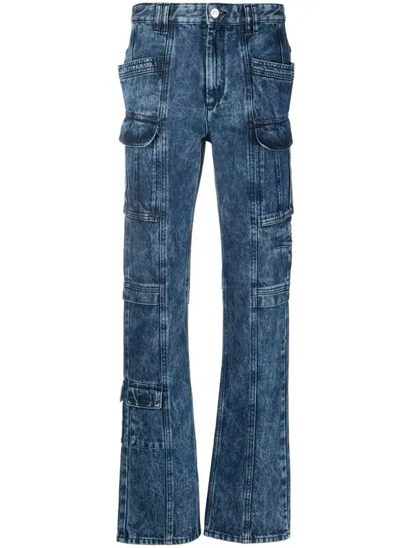 Isabel Marant Étoile Vokayo Straight-leg Jeans - Blue