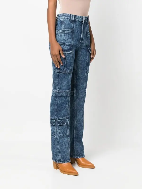 Isabel Marant Étoile Vokayo Straight-leg Jeans - Blue