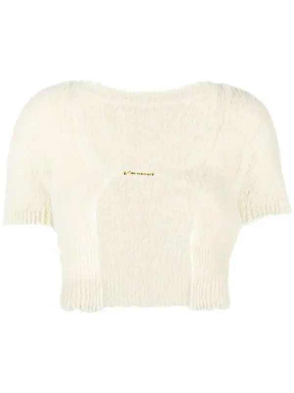 Jacquemus La Maille Neve Cardigan - Neutrals