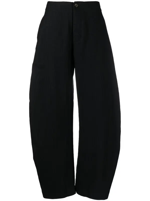 UMA WANG Baggy-cut Leg Trousers - Black