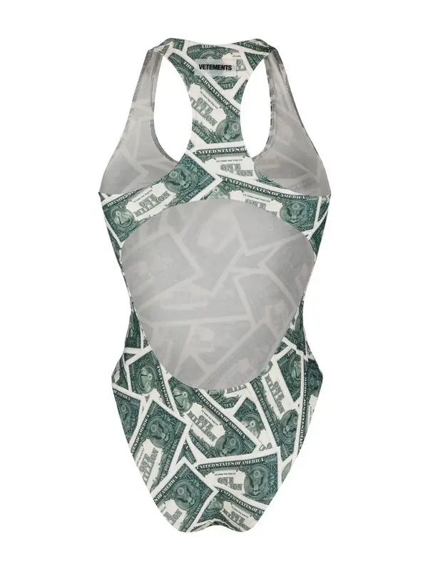 Vetements Graphic Print One-piece Swimsuit