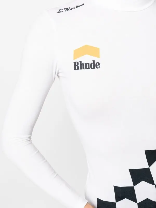 Rhude High-neck Long-sleeve T-shirt