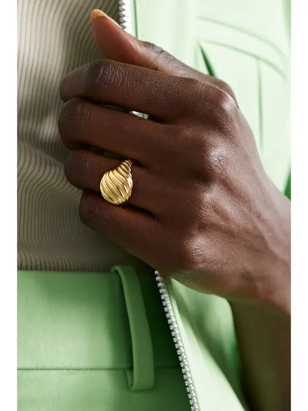 David Yurman Cable 18-karat Signet Ring