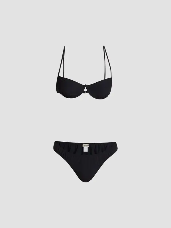 PALMIZA Two-piece Paolina Bikini Set - Black
