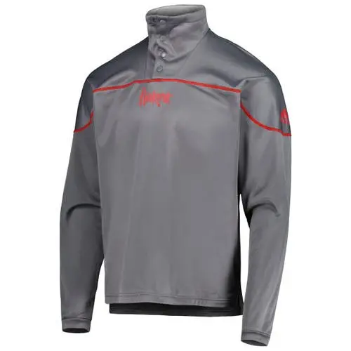 Adidas Nebraska Huskers Aeroready Knit Quarter-snap Jacket