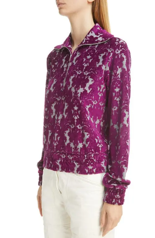 Dries Van Noten Hatvasa Wallpaper Jacquard Sweater