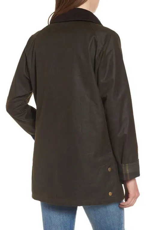 Barbour Acorn Waxed Cotton Jacket - Olive