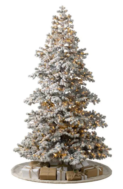 BALSAM HILL Frosted Yukon Spruce® Pre-lit Artificial Tree