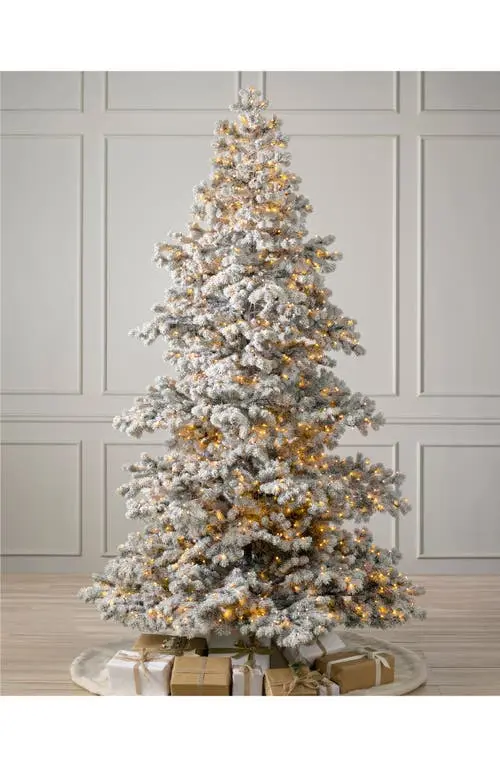 BALSAM HILL Frosted Yukon Spruce® Pre-lit Artificial Tree