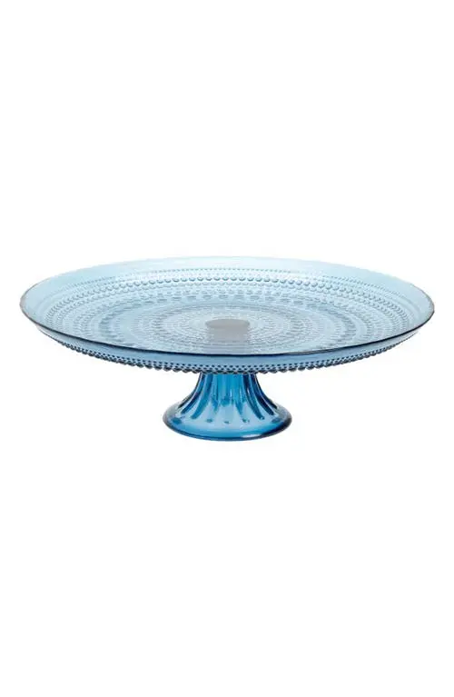 FORTESSA Jupiter Glass Cake Stand - Blue