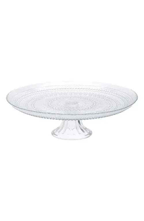 FORTESSA Jupiter Glass Cake Stand - Clear