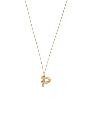 Chloé Necklace Brass, Mineral Glass