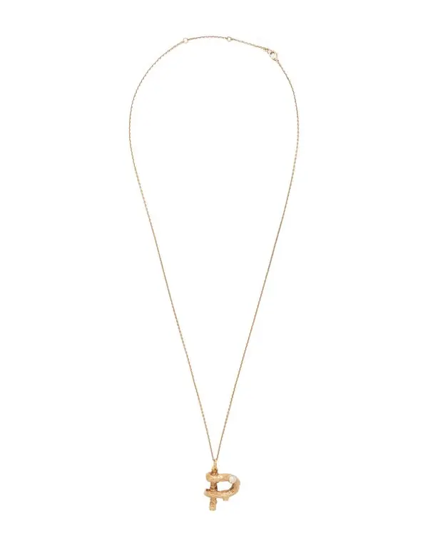 Chloé Necklace Brass, Mineral Glass