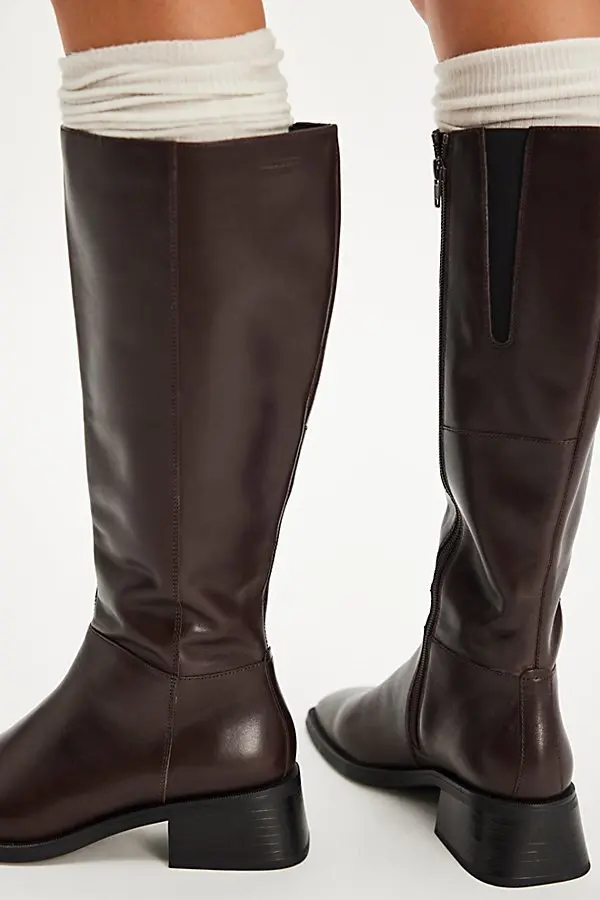 VAGABOND SHOEMAKERS Blanca Tall Boots - Chocolate
