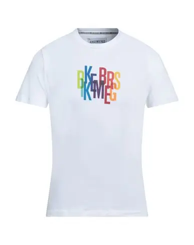 BIKKEMBERGS T-shirt Size Cotton, Elastane