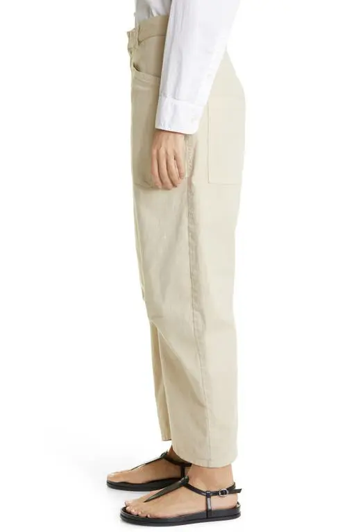 NILI LOTAN Shon Stretch Cotton Pants - Sandstone