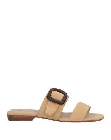 Santoni Leather Sandals - Beige