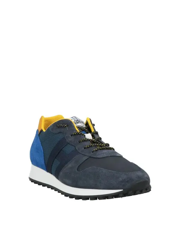 Hogan Soft Leather And Textile Fiber Sneakers - Blue