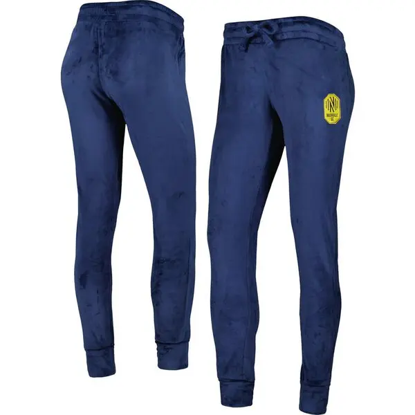 CONCEPTS SPORT Nashville Sc Intermission Velour Cuffed Pants - Navy
